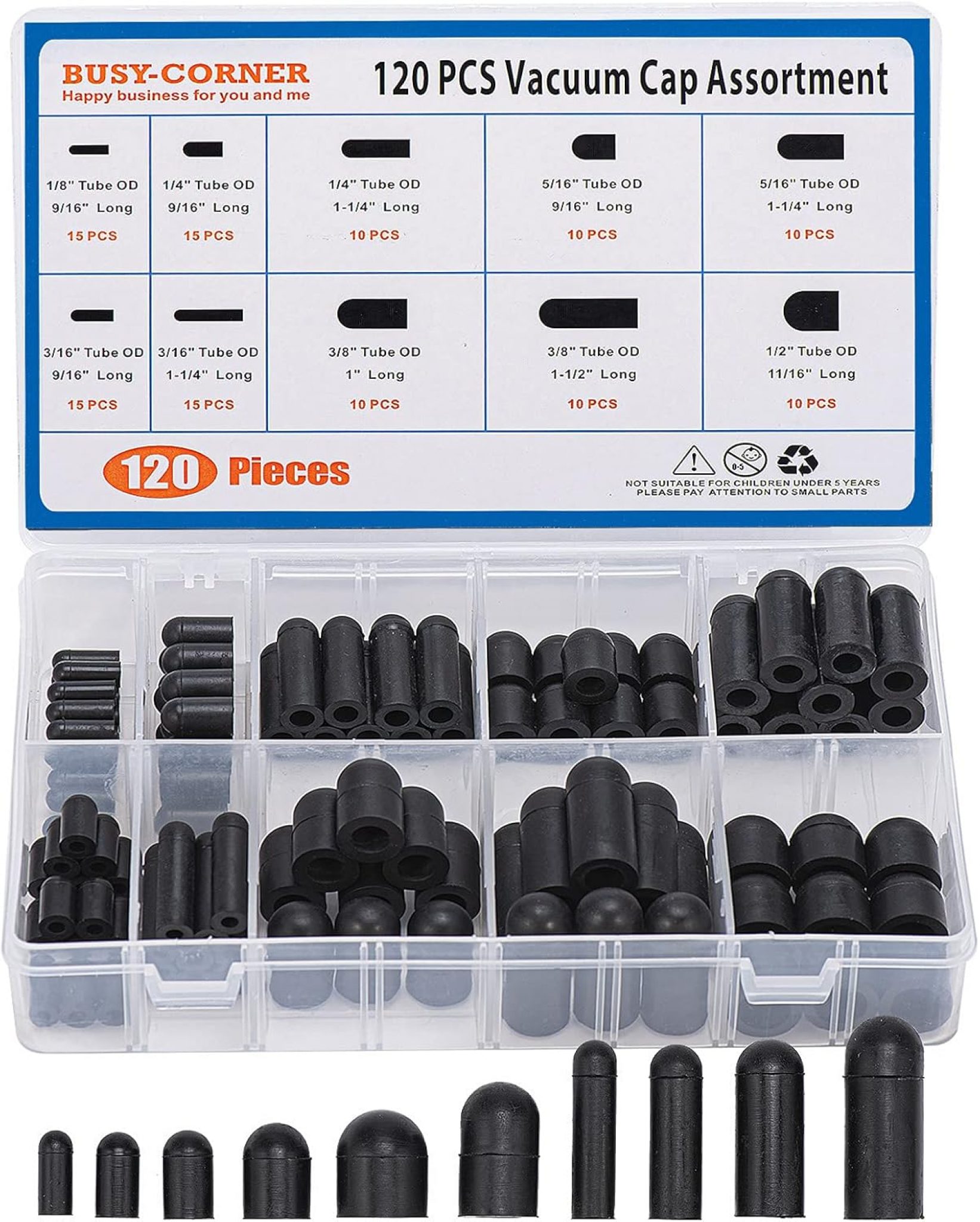 Comprehensive Guide to BUSY-CORNER Rubber Vacuum Cap Assortment ...