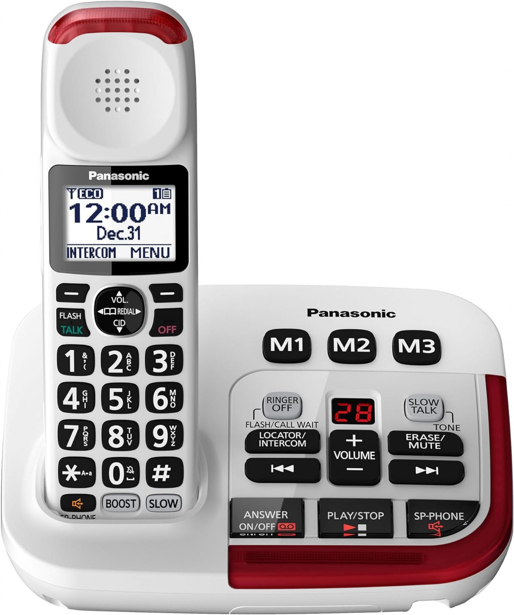 Panasonic Amplified Cordless Phone KX-TGM420W Review - Hunter Gregory ...