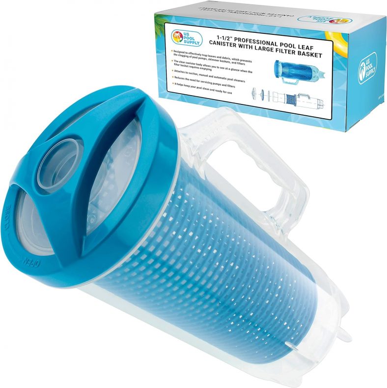 The U.S. Pool Supply Professional In-line Pool Leaf Canister: An ...