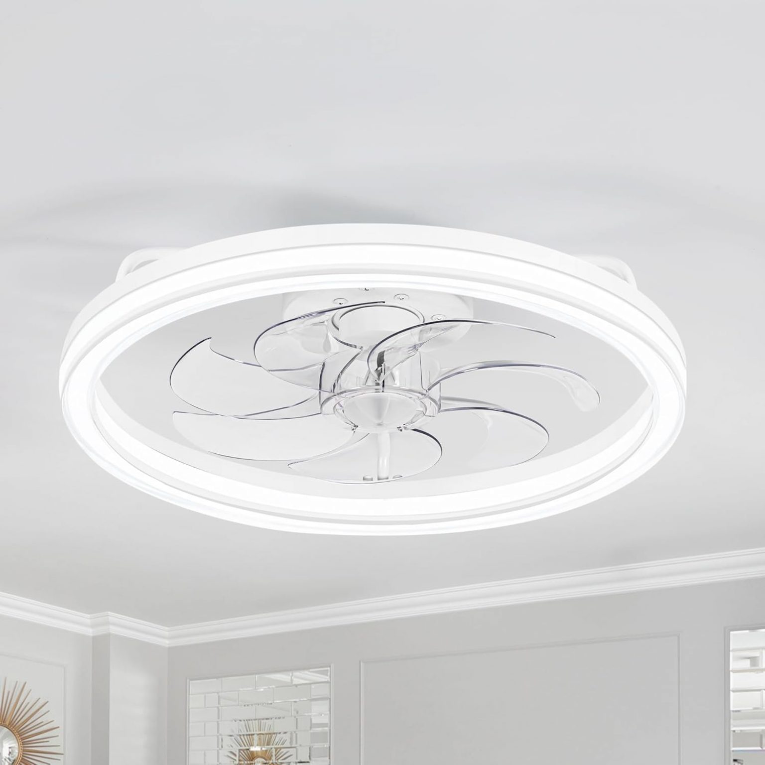 Exploring the 20" Flush Mount Caged Ceiling Fan: Modern Comfort for ...
