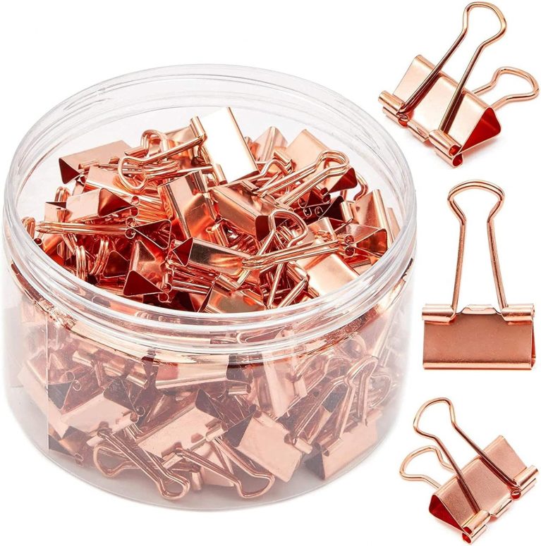 Bright Creations Rose Gold Binder Clips Review - Hunter Gregory - Make ...