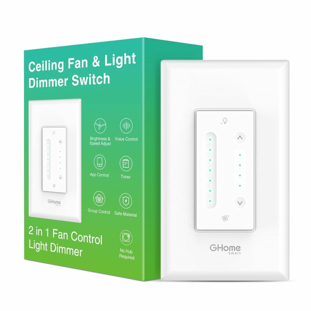 The GHome Smart Ceiling Fan & Dimmer Light Switch: A Game-Changer for ...