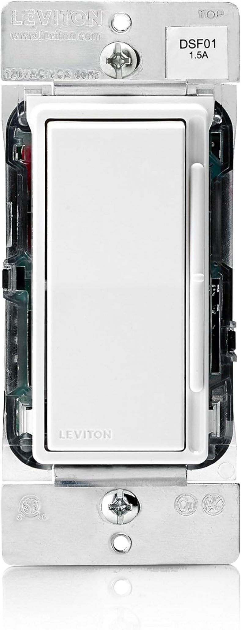 Leviton DSF01-10Z Decora Rocker Slide Fan Speed Control Review - Hunter ...