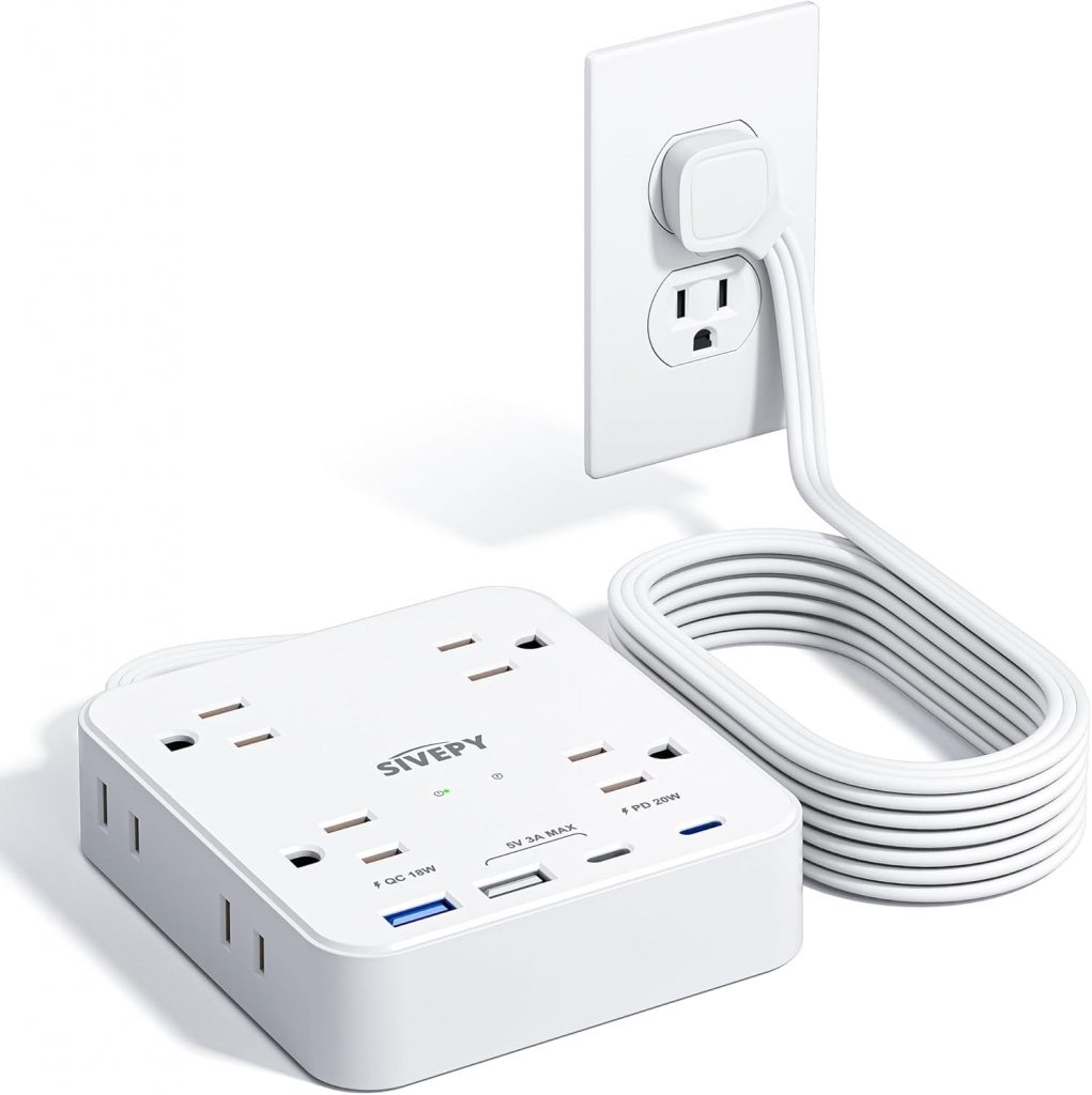 The Ultimate Guide to the SIVEPY Flat Plug Power Strip - Hunter Gregory ...