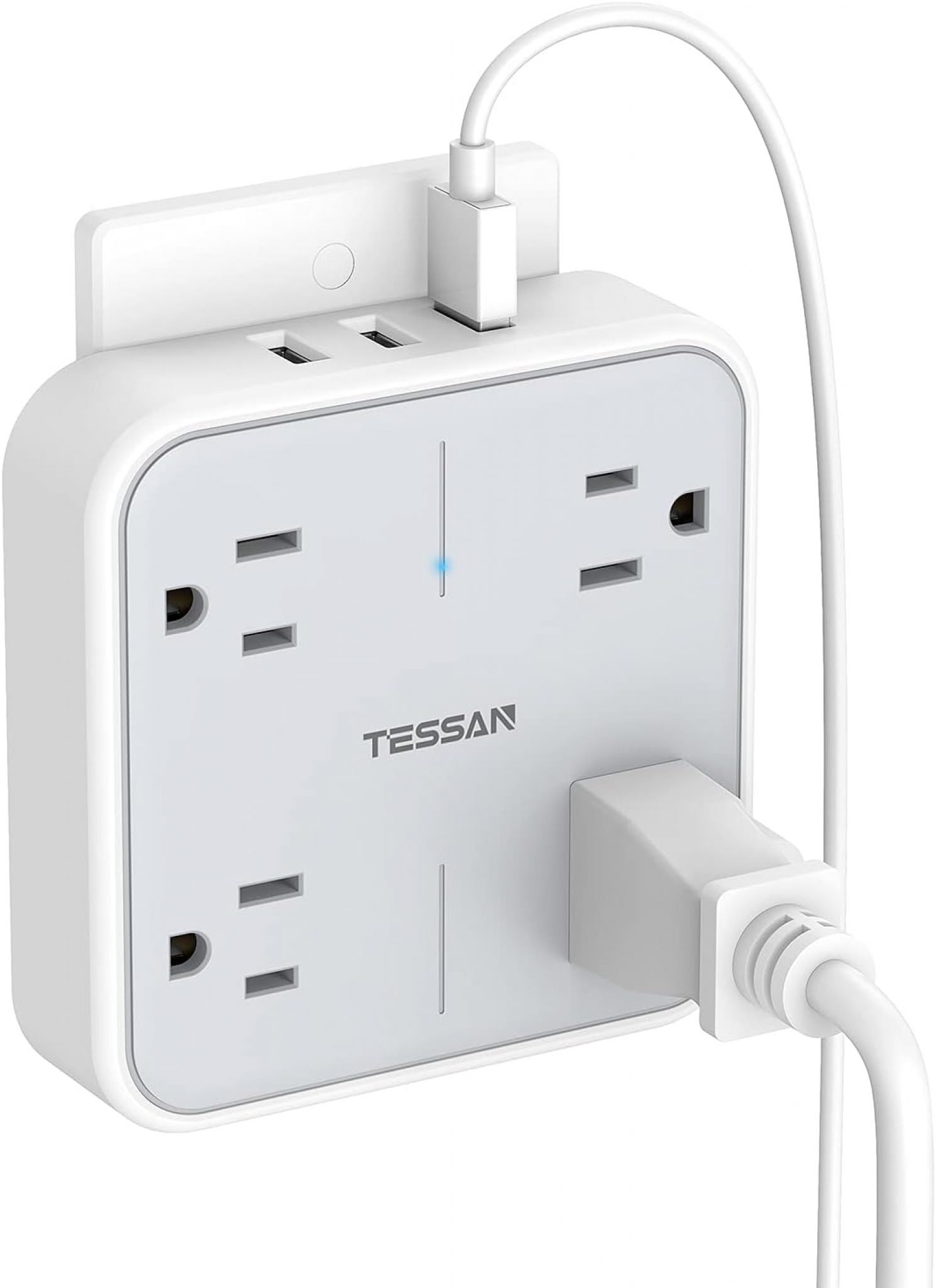 Maximize Your Charging Space with TESSAN Multi Plug Outlet Extender ...