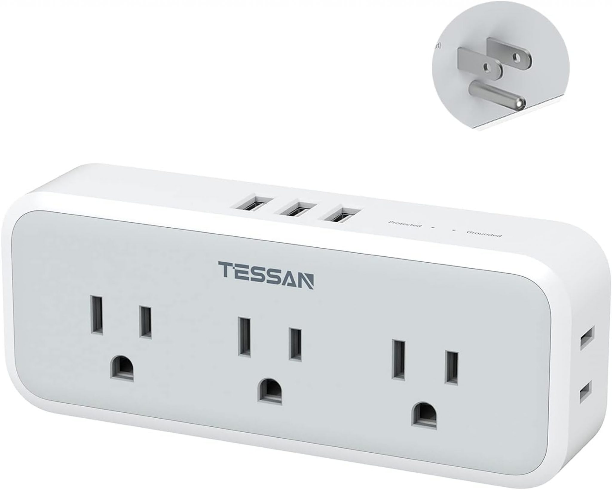 TESSAN Multi Plug Outlet Splitter Review - Hunter Gregory - Make More ...
