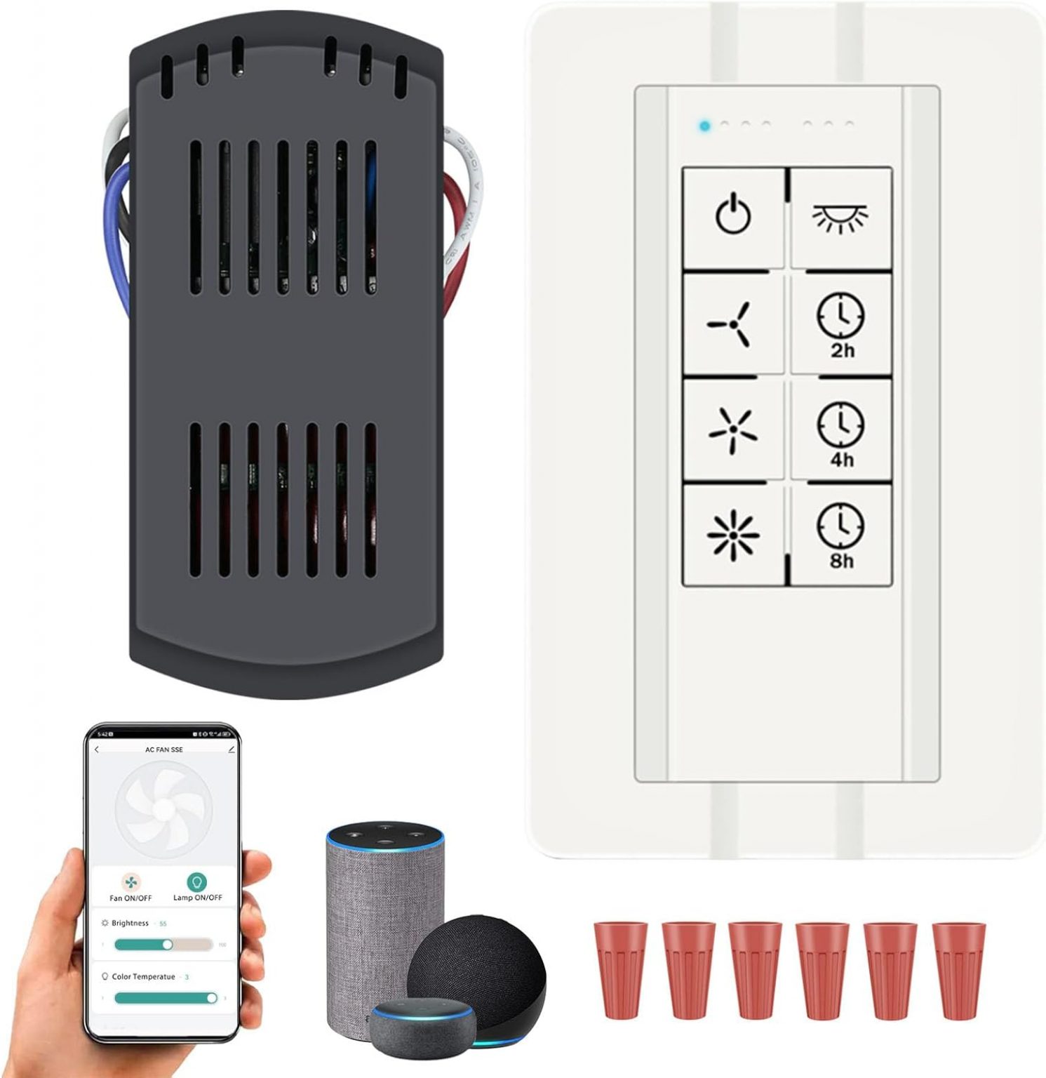Universal Smart WiFi Ceiling Fan Remote Control Kit Review - Hunter ...
