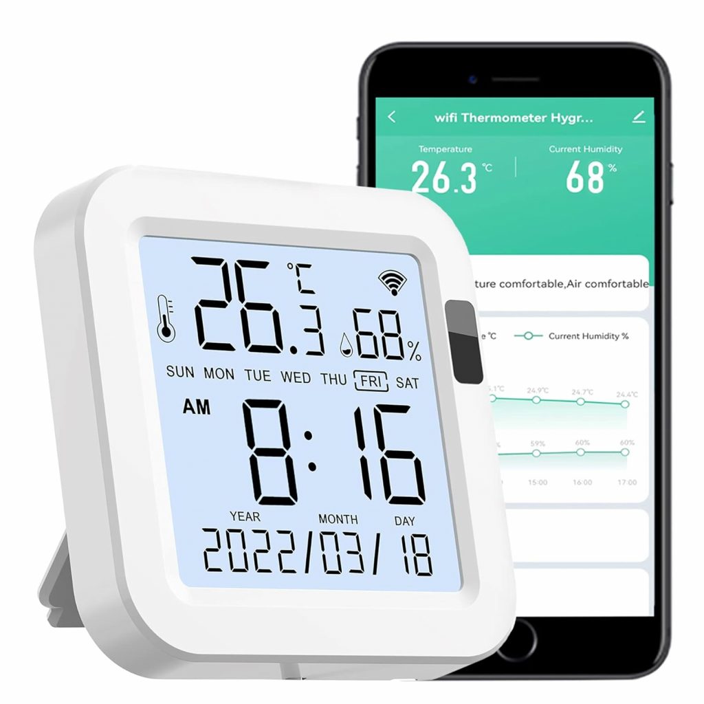 WiFi Temperature and Humidity Monitor Review - Hunter Gregory - Make ...