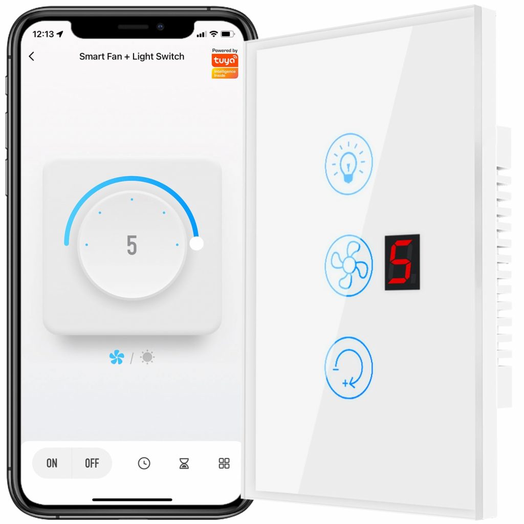 Transform Your Home with the YIFAN WiFi Smart Ceiling Fan Light Switch ...