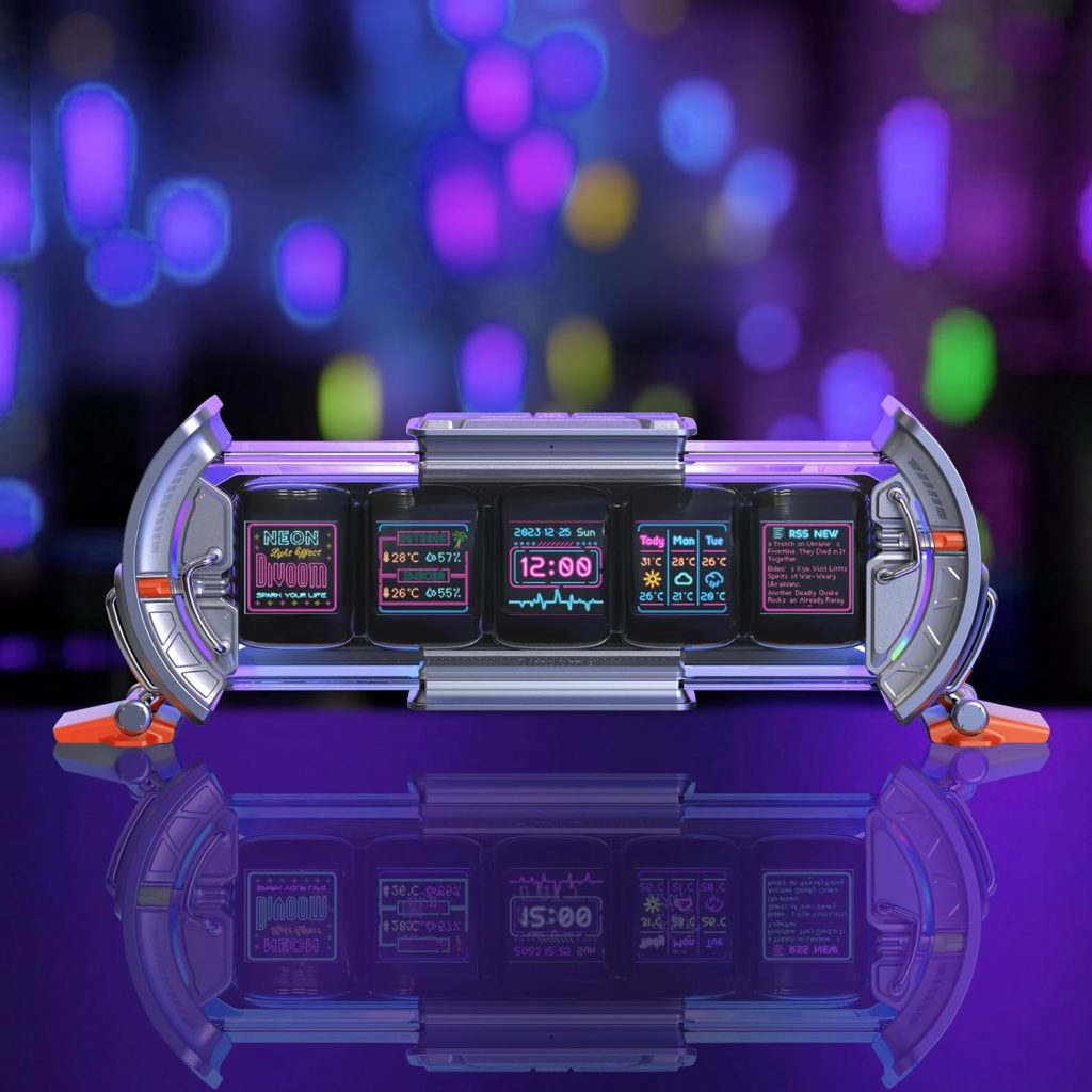 An In-Depth Look at the Divoom Times Gate Cyberpunk Digital Clock ...